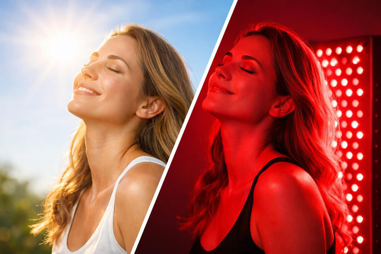 Wat is het verschil tussen zonlicht en rood licht therapie? – Vitalwave